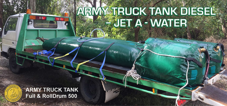 Flexible Truck Transport Fuel & Water Tanks – Emergency Bladders